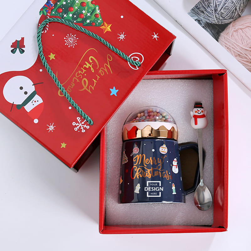 Christmas Ceramic Cup Gift Box Customized Corporate Gift | 聖誕節陶瓷杯禮盒定制公