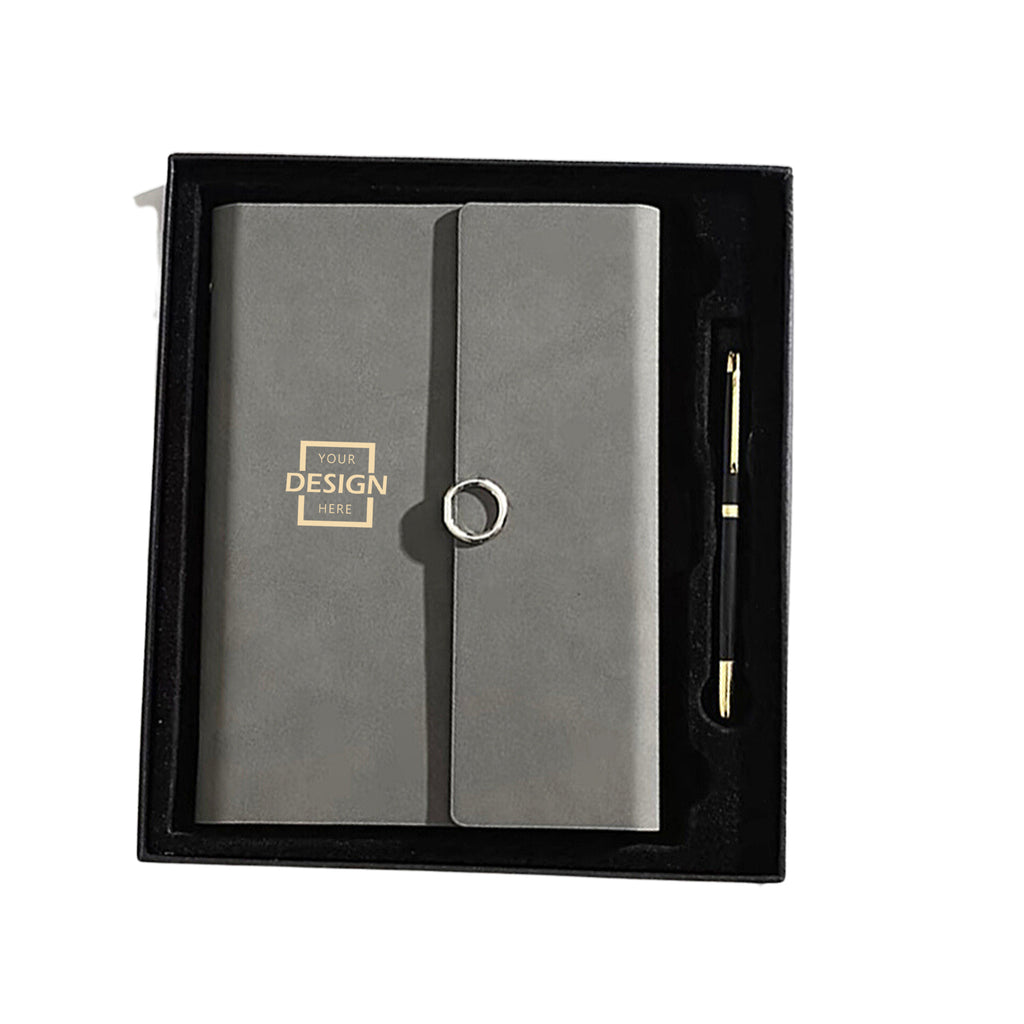 PU Gift Set Office | a5活頁筆記本PU商務辦公記事本禮盒定制BG18-1